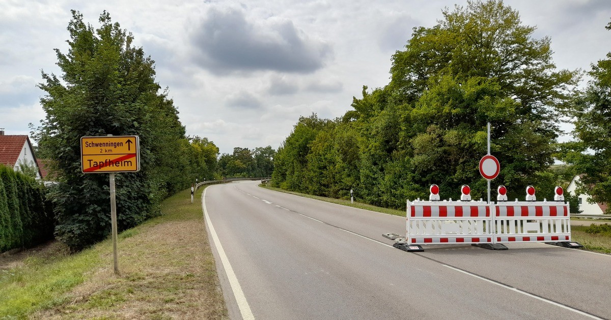 Sperrung B16 Heute